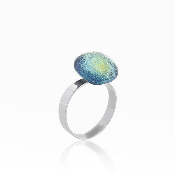 RING ORANGE GOLD ~ CRYSTAL GREEN | SQUIRCLE | REFLETPRODUCT INFORMATIO ...